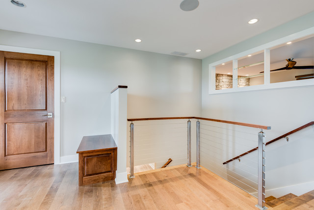 Contemporary Modern Staircase - Contemporary - Basement - Chicago - by ...