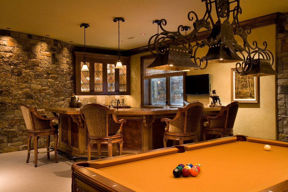 Contemporary Prairie Style - Mediterranean - Basement - Wichita - by ...