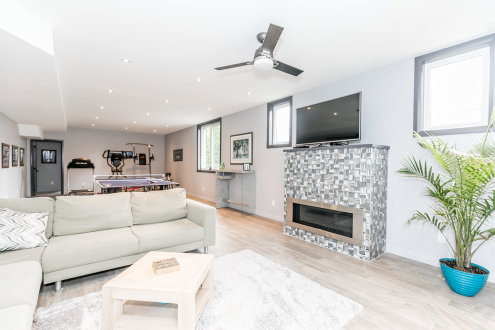 Cook Custom Home - Modern - Basement - Other - by Alair Homes Barrie ...