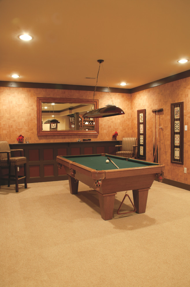 Cortland Model Man Room - Traditional - Basement - DC Metro - by david ...