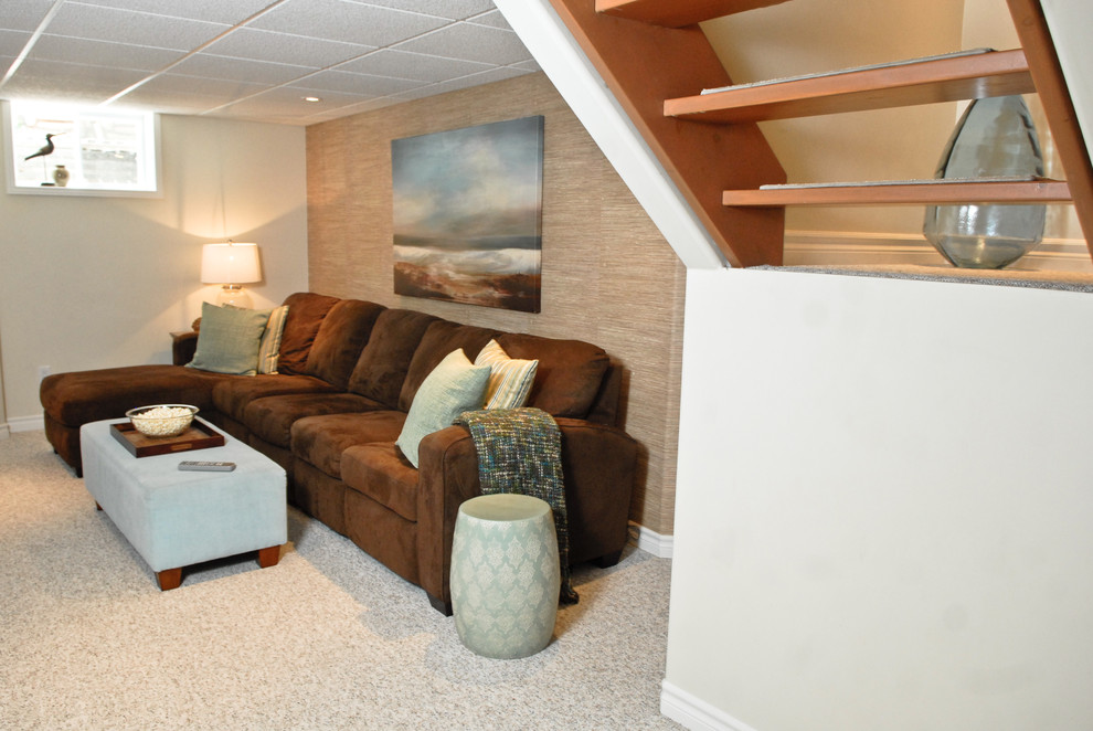 Cosy Coastal Basement - Modern - Basement - Toronto - by User | Houzz
