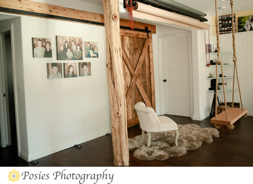 Cottage inspired Photography Studio with Rustic Flair - Rustic ...