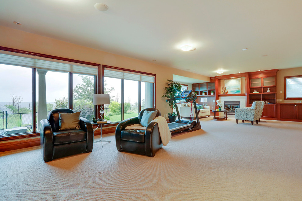 Coulee View vacant home staging - Contemporary - Basement - Calgary | Houzz