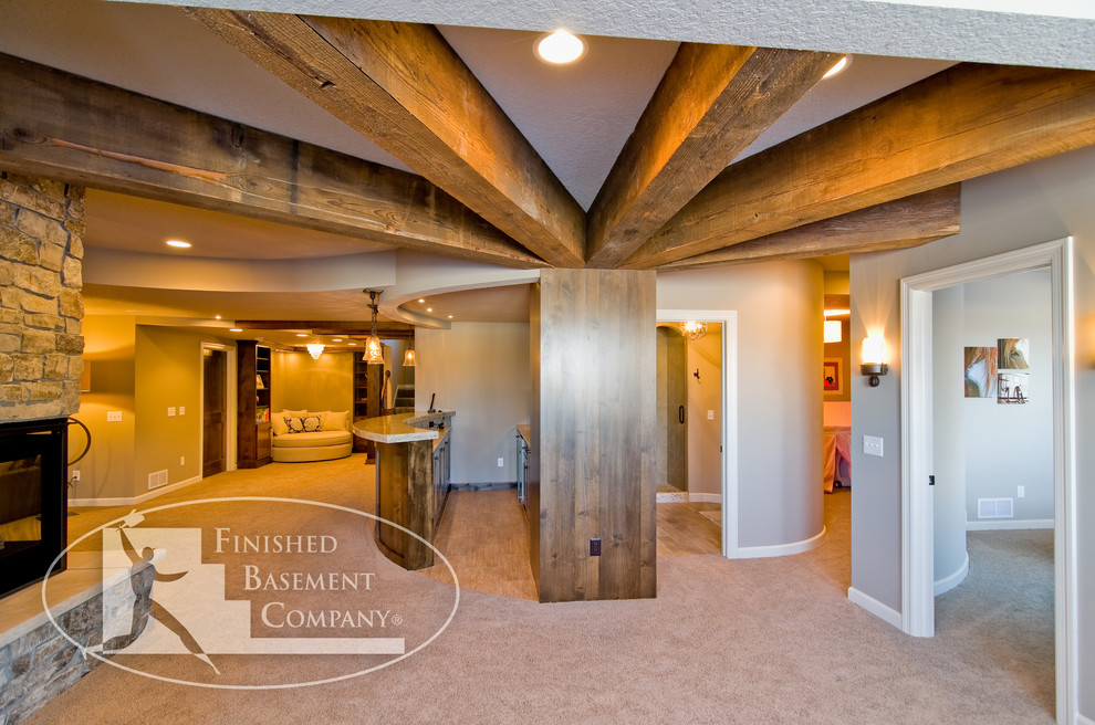 County Road Basement - Traditional - Basement - Minneapolis - by FBC ...