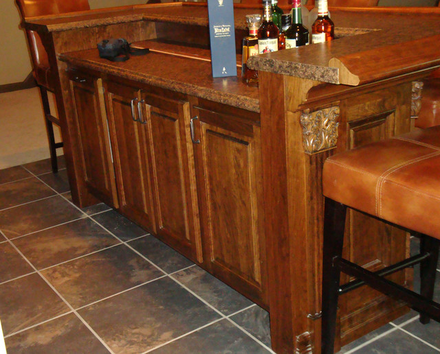 Custom Bars - Traditional - Basement - St Louis - by Kunz Carpentry ...
