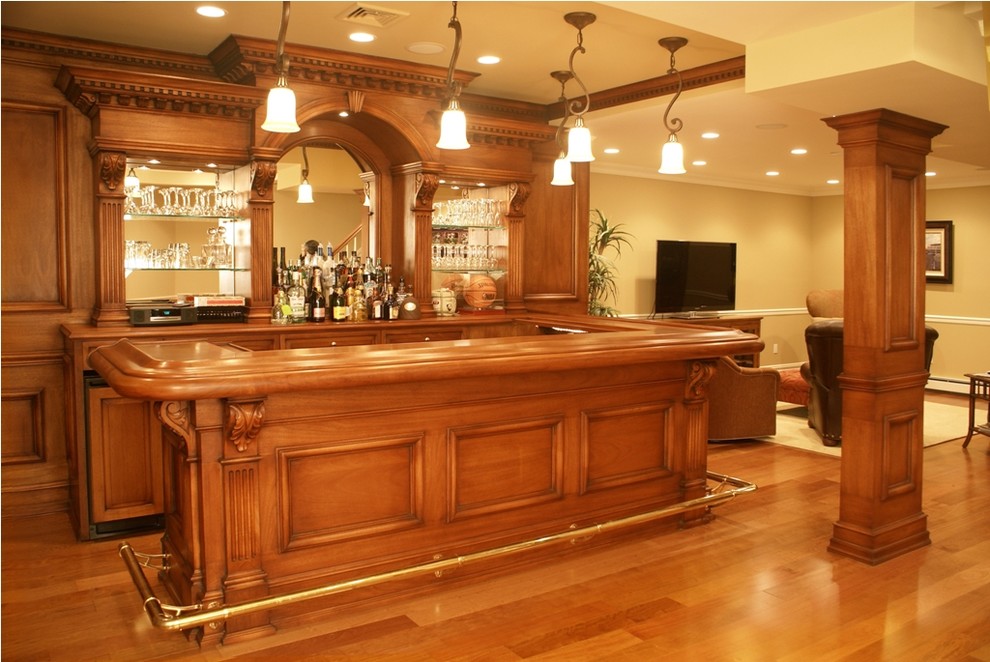 Custom Bars - Traditional - Basement - New York - by WL Kitchen & Home ...
