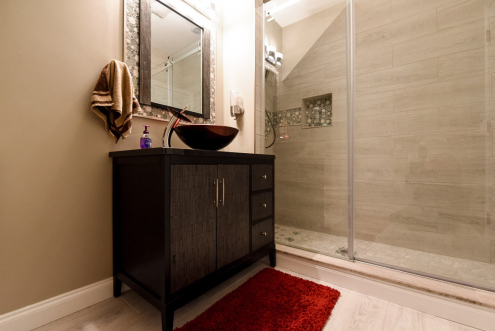 Custom Basement 1 - Contemporary - Basement - Chicago - by Matrix Home ...