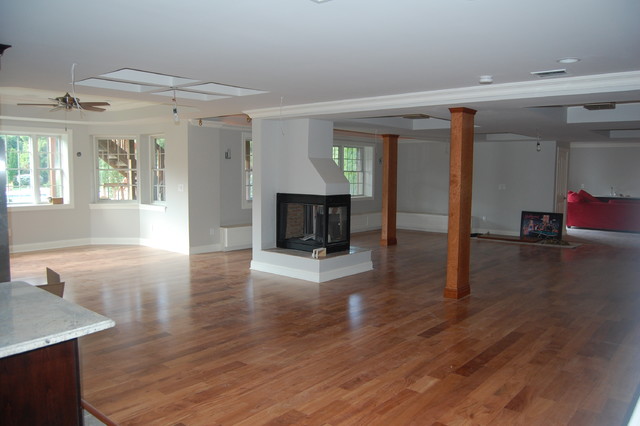 Custom Basement - Transitional - Basement - New York - by Dream Home ...