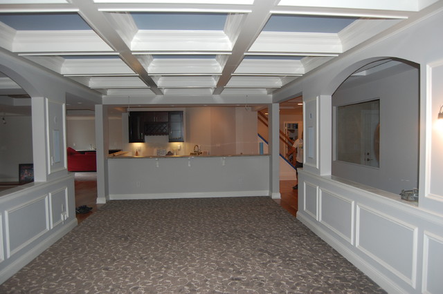 Custom Basement - Transitional - Basement - New York - by Dream Home ...