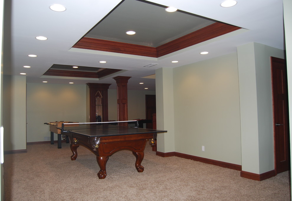 Custom Basement Projects - Traditional - Basement - Detroit - by Forest ...