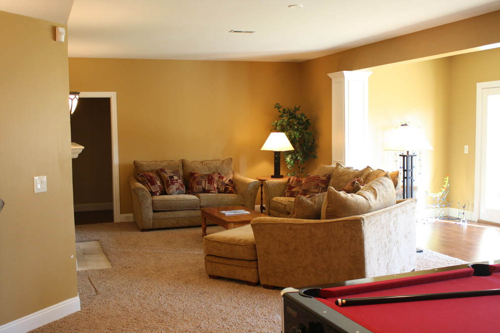 Custom Basements - Contemporary - Basement - Cincinnati - by OnSight ...