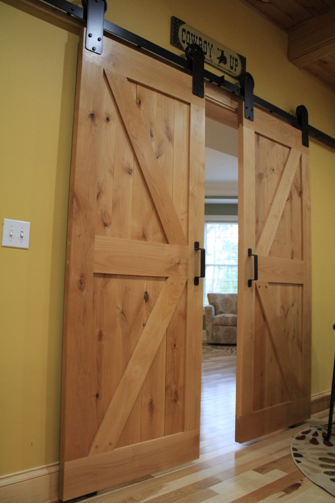 Custom Built- Spline & Groove "Rustic Alder" Barn Doors - Rustic ...
