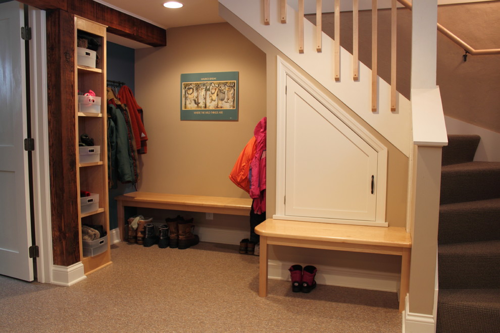Custom cabinetry and built-ins - Traditional - Basement - Minneapolis ...