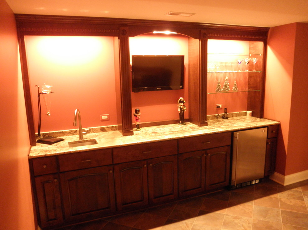 Custom Finished Basement - Eclectic - Basement - Chicago - by Reid ...