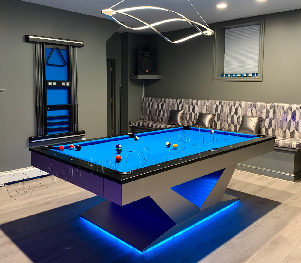 Custom Moden LED Pool Table - Modern - Basement - New York - by Century ...