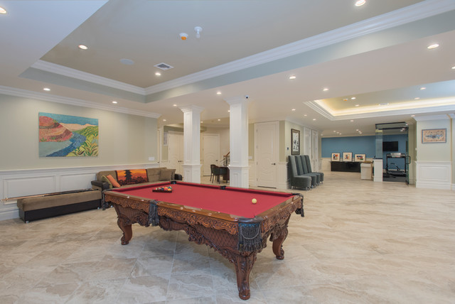 Custom Pool Tables - Modern - Basement - New York - by WL Kitchen ...