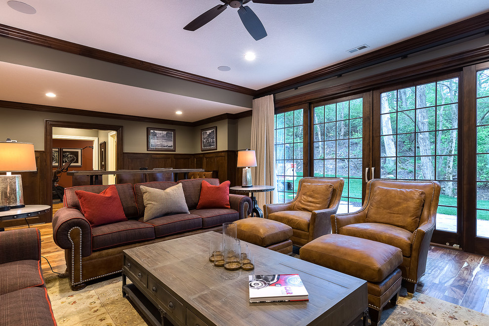 Custom Window Treatments - Transitional - Basement - Chicago - by Ruby ...