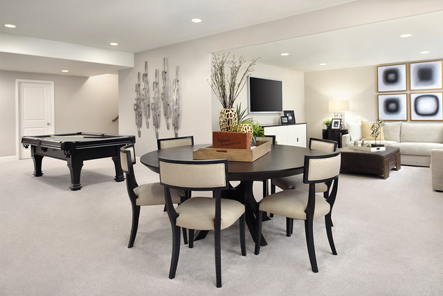 Daley model home in Colorado - Contemporary - Basement - Denver - by ...