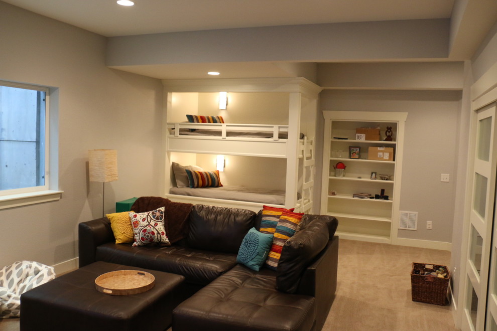 Denver Basement - Classique Chic - Sous-sol - Denver - par HŌM ...