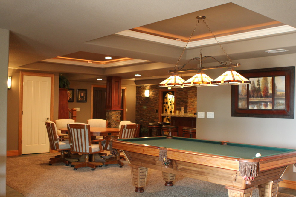 Denver Basement Remodel - Contemporary - Basement - Denver - by ...