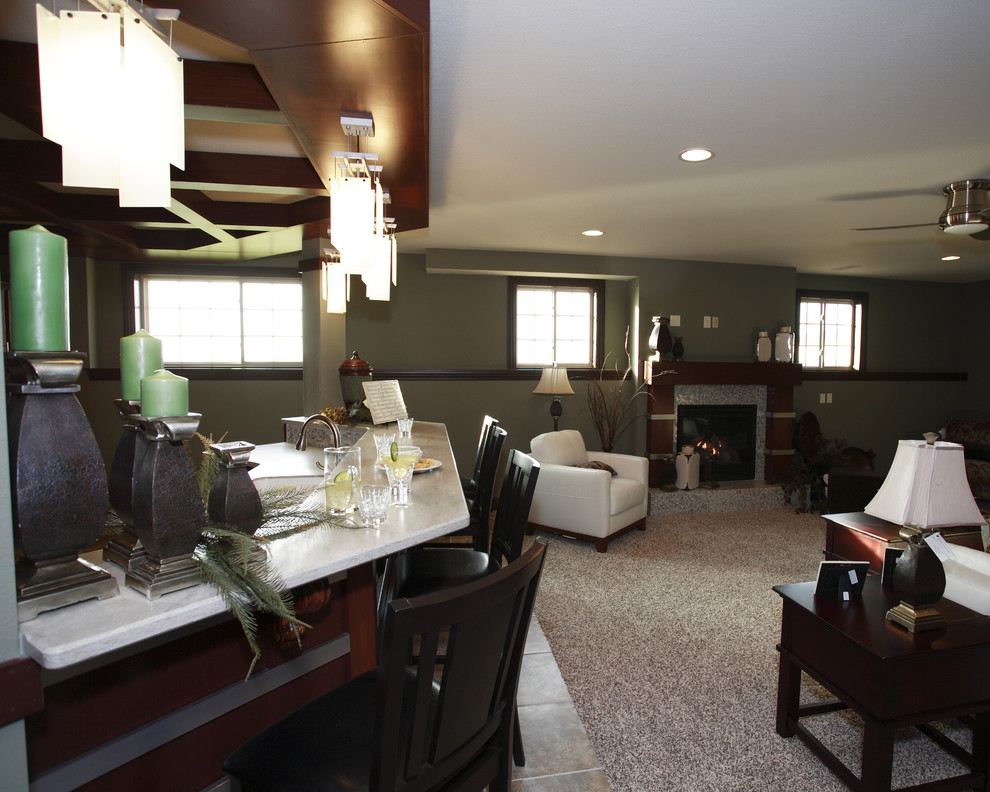 Designing Out of the Box - Traditional - Basement - Chicago - by Drake ...