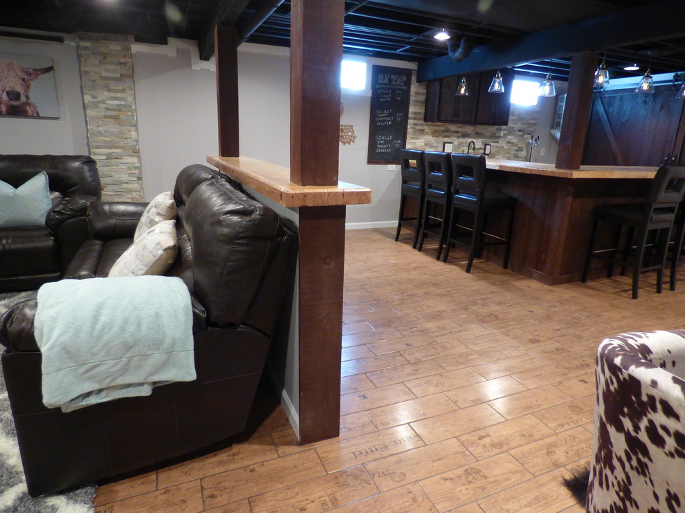 Drunnovo Bowl - Farmhouse - Basement - New York - by Gilchrist ...