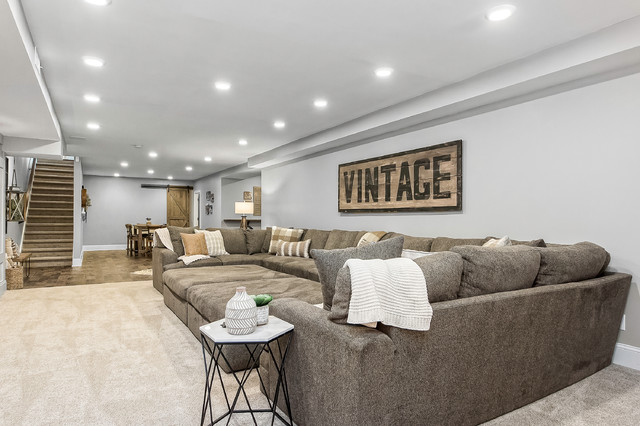 Dublin OH Basement - Country - Basement - Columbus - by J.Holderby ...