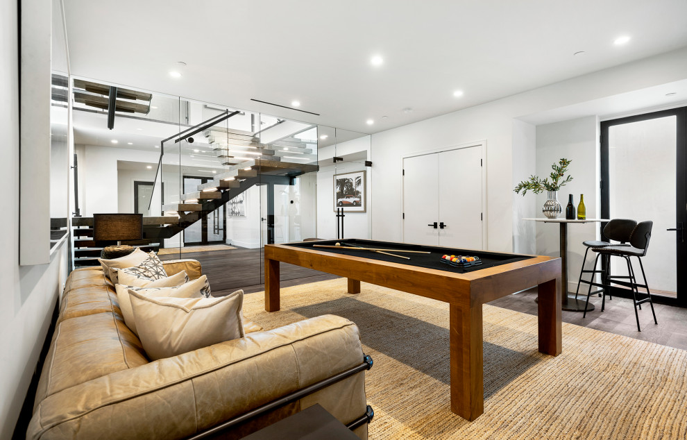 East Venice - Beach Style - Family Room - Los Angeles - by Hamilton ...