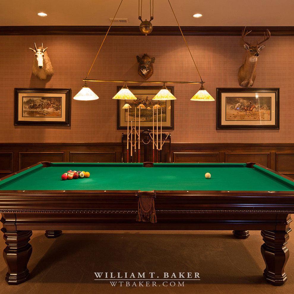 English Manor House 2 - Traditional - Basement - Atlanta - by William T ...