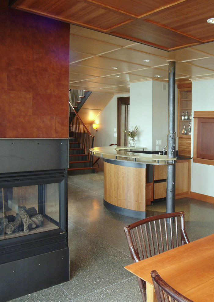 English Residence - Contemporary - Basement - Seattle - by H2K design ...