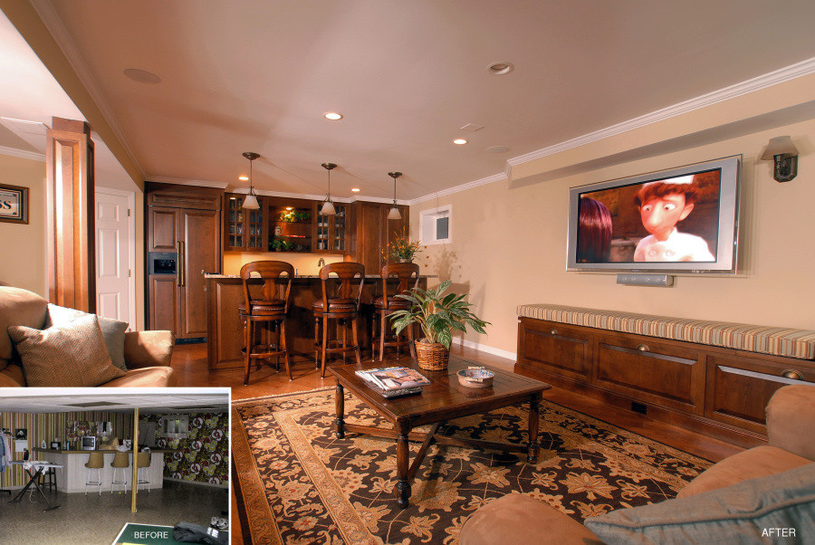 Entertainment Center - Traditional - Basement - Chicago - by Benvenuti ...