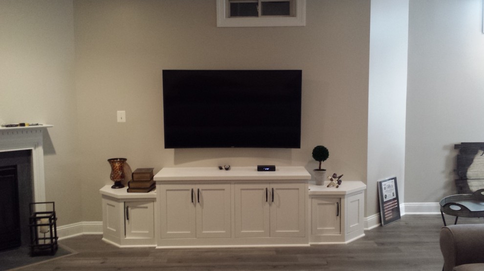 Entertainment Unit - Traditional - Basement - DC Metro - by Macanson ...