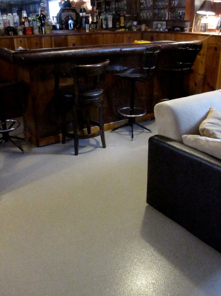 Epoxy Basement Flooring - Traditional - Basement - Chicago - by ...
