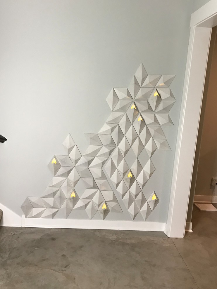 Essentia Wall Tiles - Diamond series tile on basement wall - Modern ...