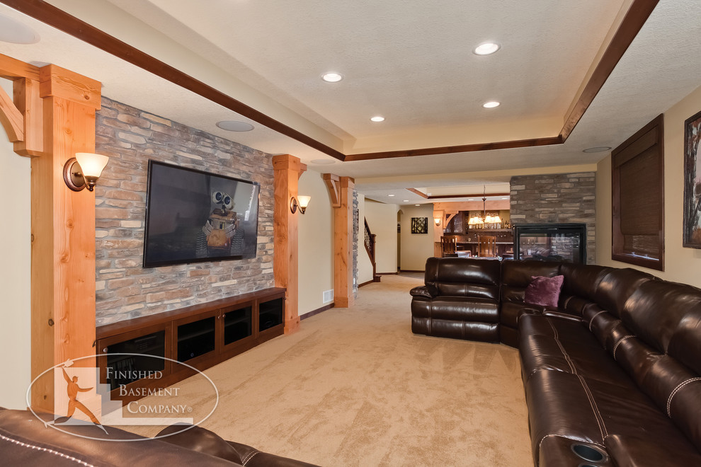 Evermoor Basement - Traditional - Basement - Minneapolis - by FBC ...
