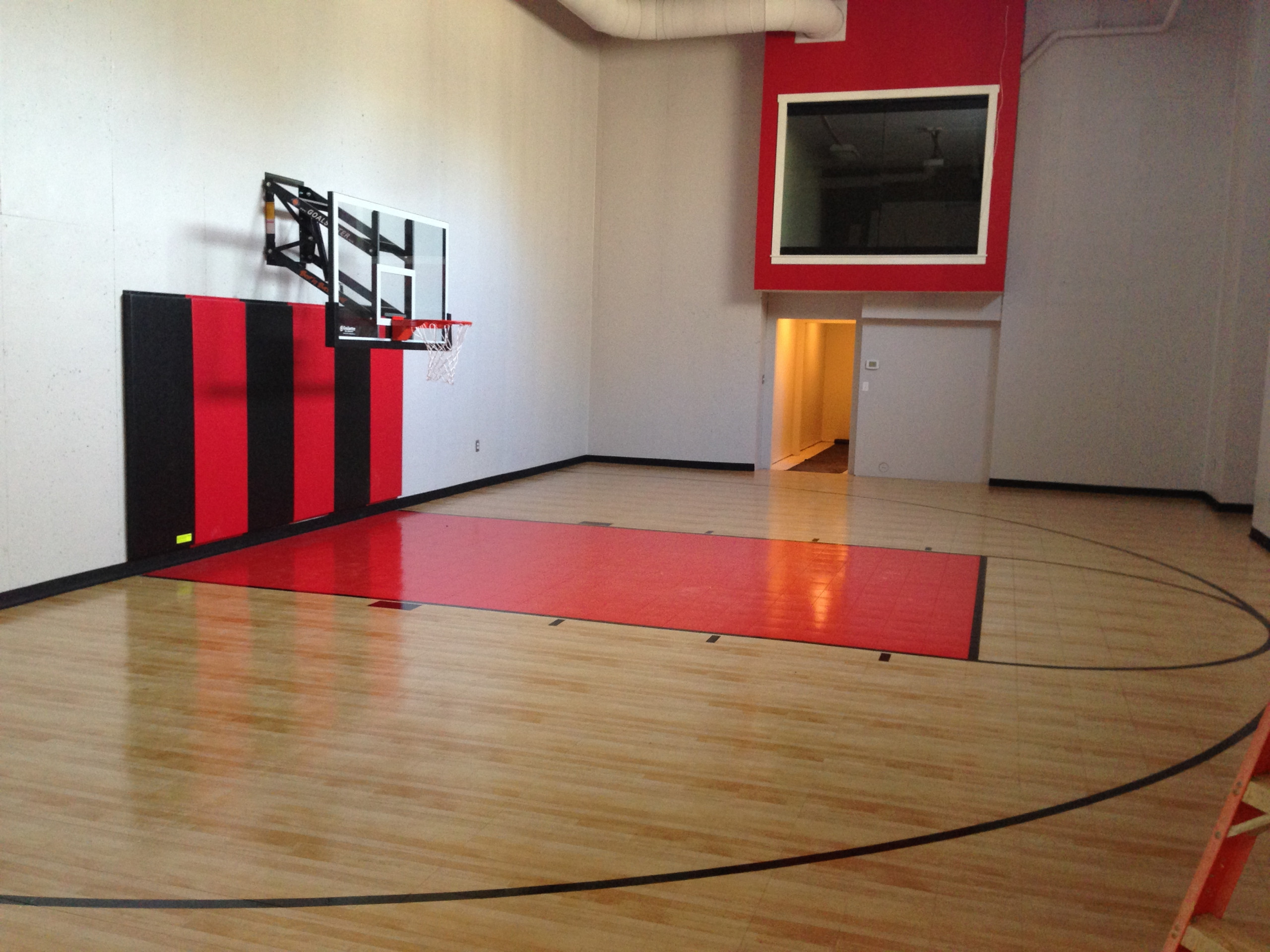 Basement Basketball System
