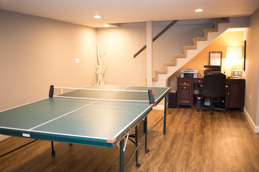 Family friendly basement - Traditional - Basement - St Louis - by JT ...