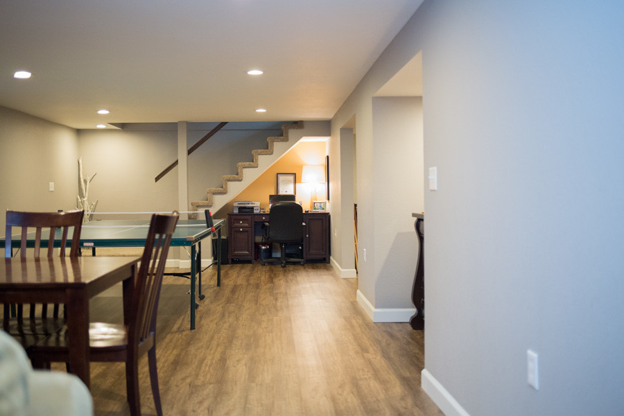 Family friendly basement - Traditional - Basement - St Louis - by JT ...