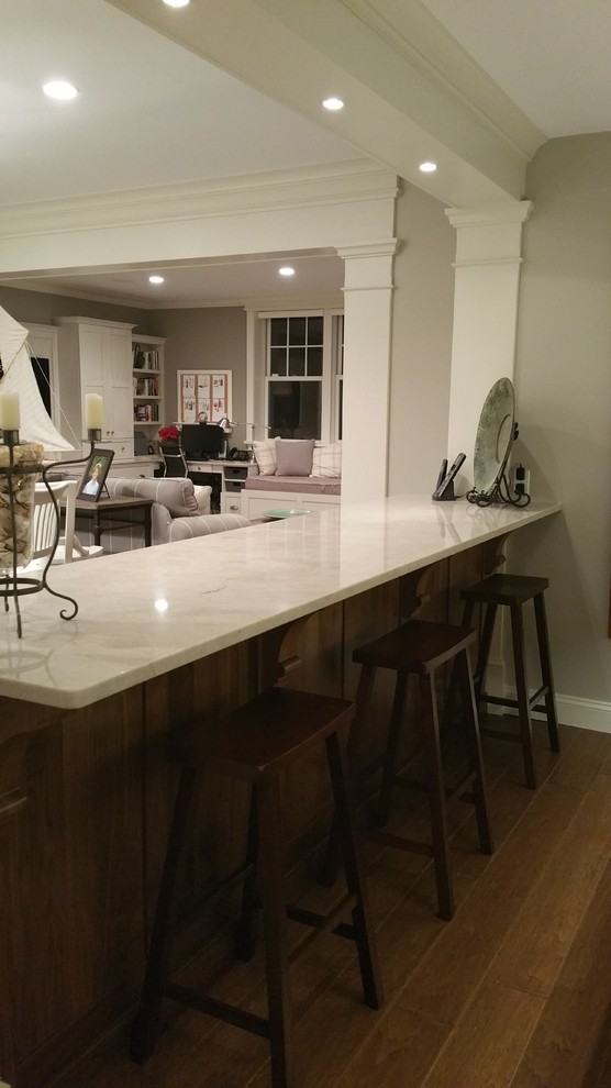 Family room Renovation - Farmhouse - Basement - New York - by Jeanine ...