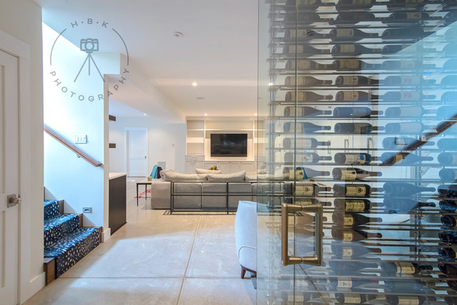 Family Rooms and Basement Spaces - Transitional - Basement - by HBK ...