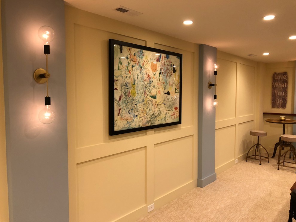 Fantastic Basement - Eclectic - Basement - Philadelphia - by Nancy ...