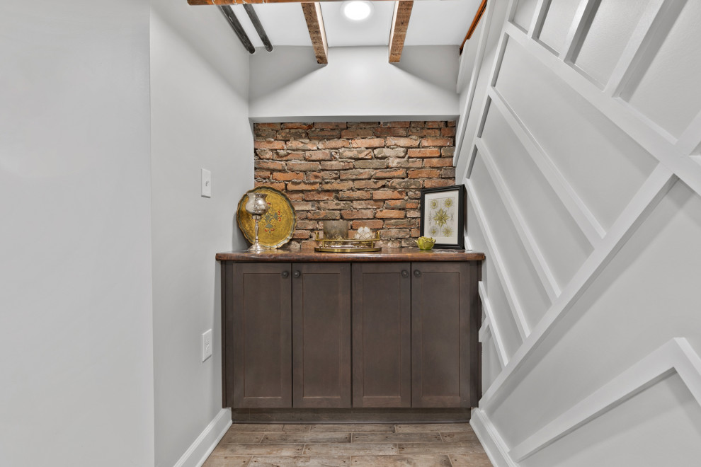 Farmhouse Basement Renovation - Rustic - Basement - Baltimore - by ...