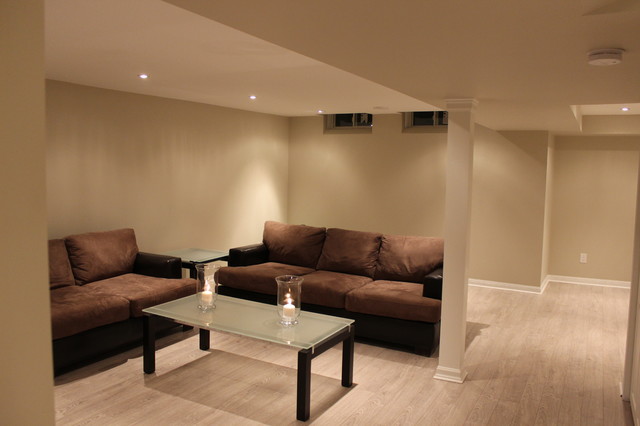 Fenwick Residence Basement Design and Build - Contemporain - Sous-sol ...