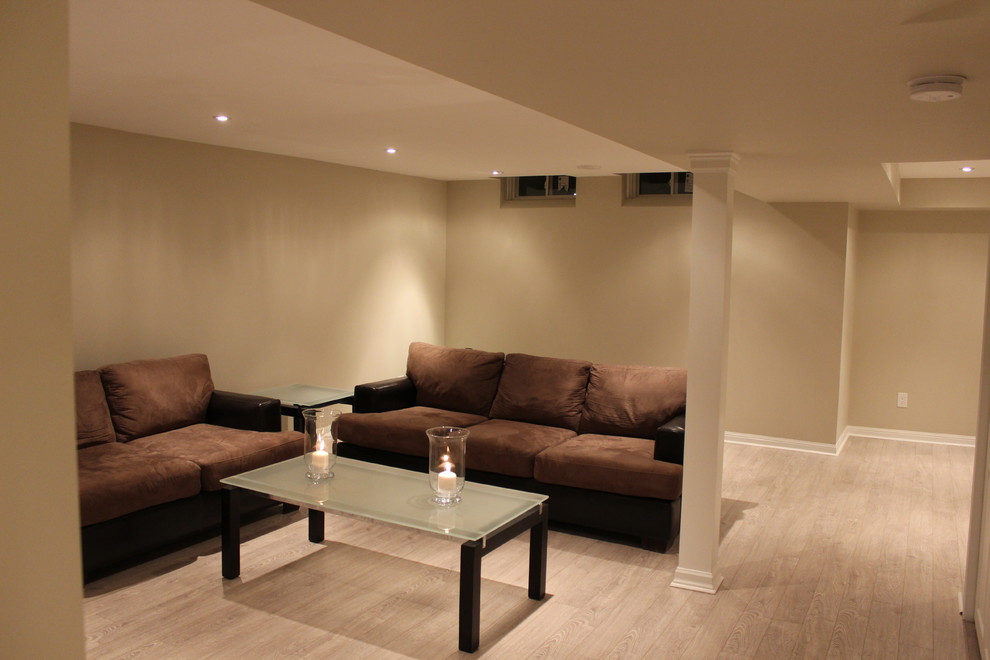 Fenwick Residence Basement Design and Build - Contemporain - Sous-sol ...