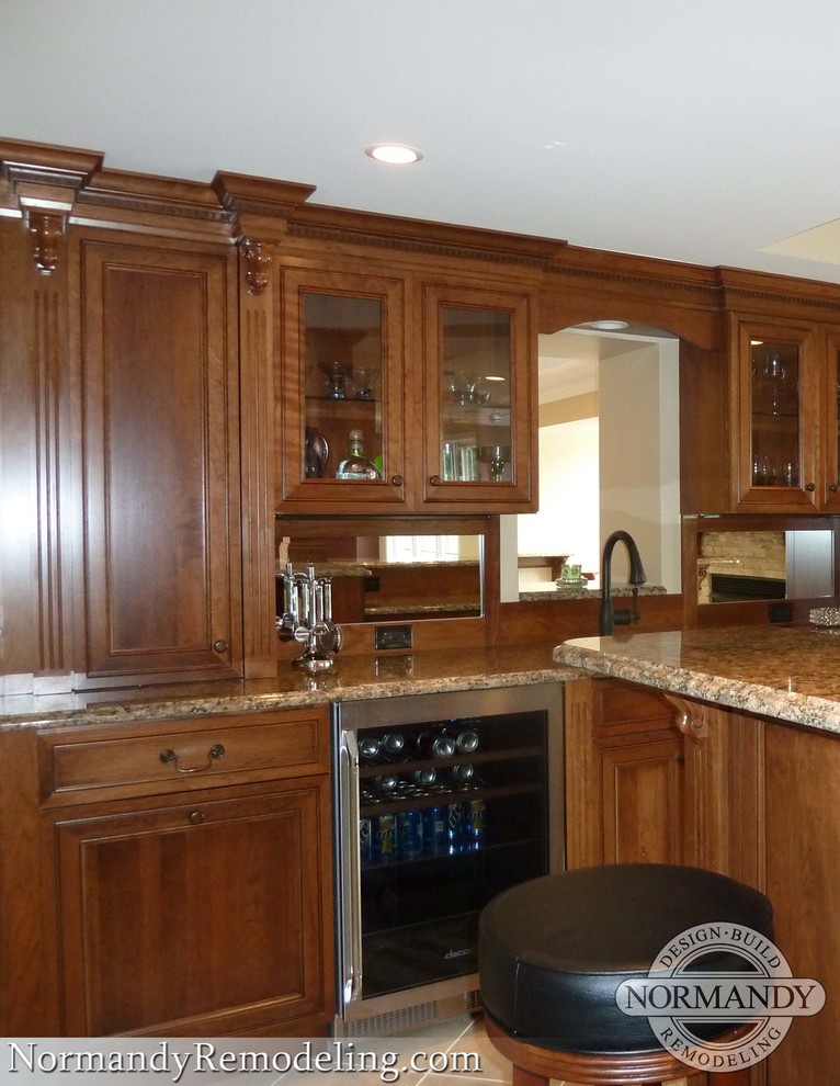 Finished Basement Adds Valuable Living Space - Traditional - Basement ...