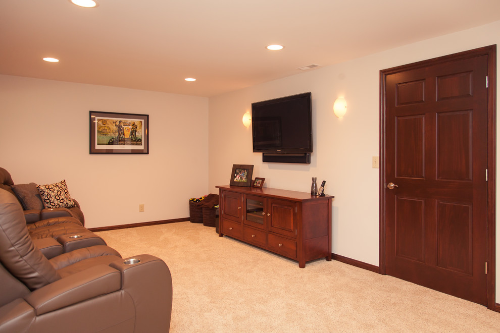 Finished basement in White Oak. - Traditional - Basement - Cincinnati ...