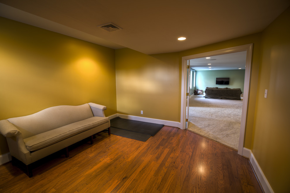 Finished Basement - Malvern - Traditional - Basement - Philadelphia ...