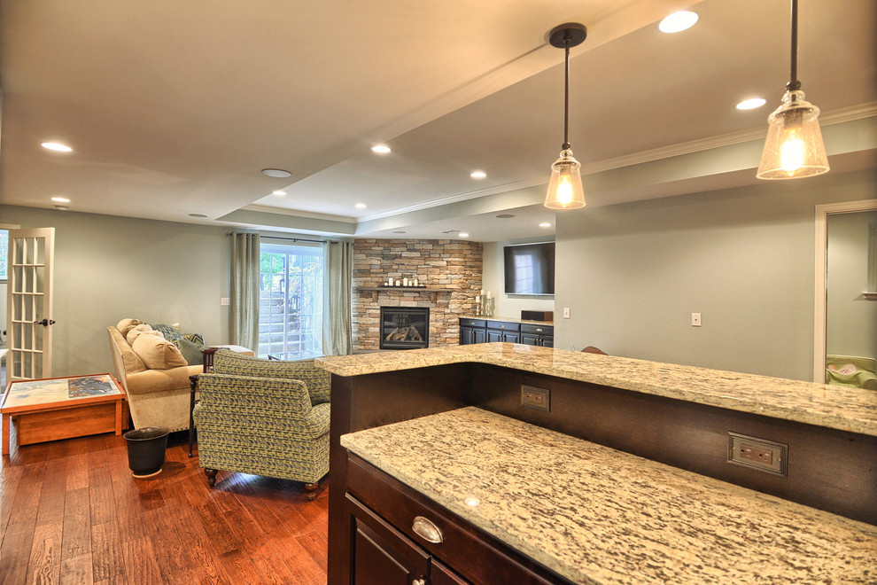 Finished Basement | Phoenixville, Pa | Chester County - Traditional ...
