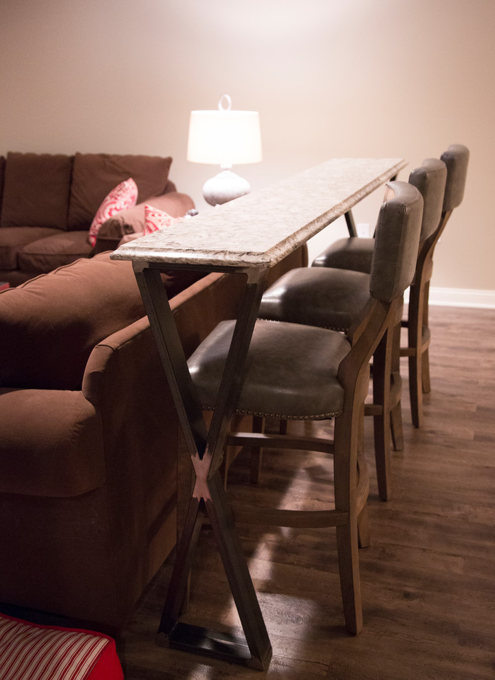 Finished Basement Remodel - Entertainment Hub - 2016 - Transitional ...