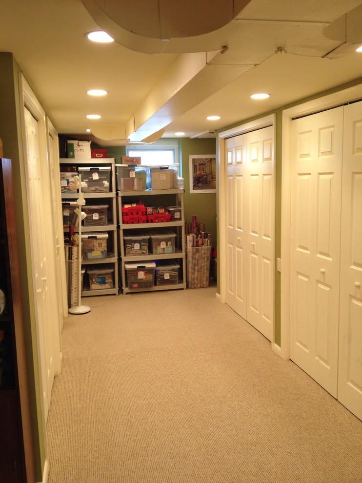 Finished Basement Storage - Basement - New York - by Barb's Home ...